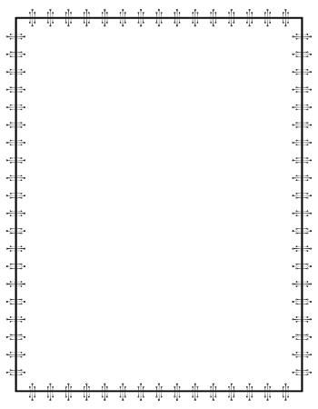 Márgenes para Hojas Blancas en Formatos PNG y Word