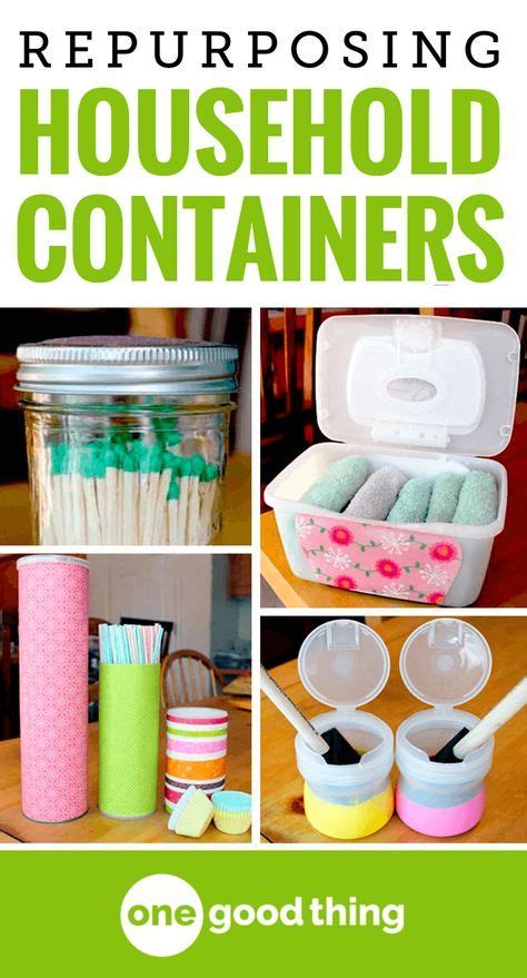 Repurposing Containers Reuse Plastic Containers Reuse Containers