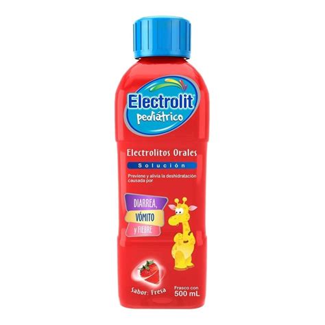 Suero oral Electrolit pediátrico sabor fresa 500 ml Walmart