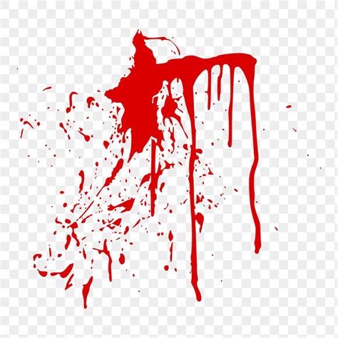 Cartoon Blood Drop Image Png Blood Splatter Clipart Transparent