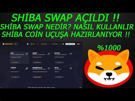 SHİBA SWAP AÇILDI SHİBA SWAP NEDİR SHİBA SWAP NASIL KULLANILIR