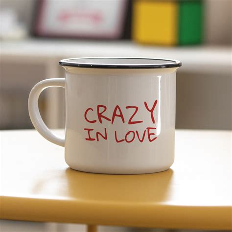 Mug émail ou céramique Crazy in love Bibiche fait son cirque