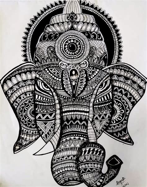 Mandala Ganesha Symbol Art Mandala Art HD Phone Wallpaper Pxfuel