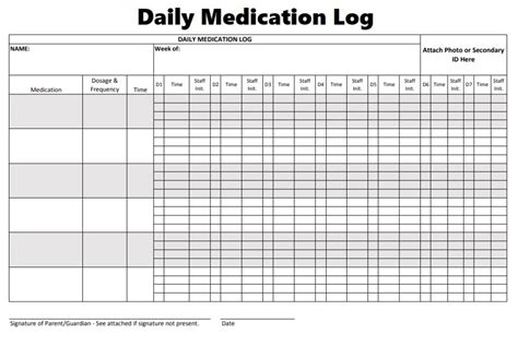 10 Best Printable Medication Administration Record Template Artofit