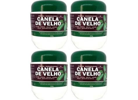 Kit Pomada Massageadora Canela De Velho Pote G Arnica C Nfora