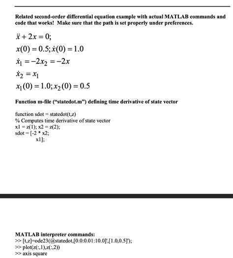 solved related second order differential equation example