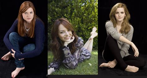 Bonnie Wright Emma Stone Emma Watson Handjob Footjob Blowjob Scrolller