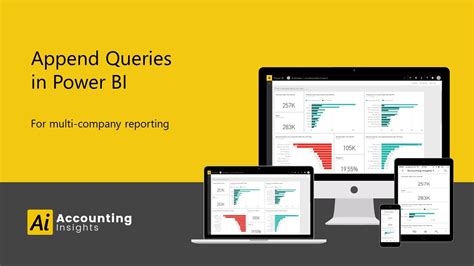 How To To Append Queries In Power BI For Multi Company Reporting YouTube