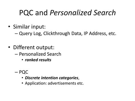 ppt personalized query classification powerpoint presentation free download id 1636848
