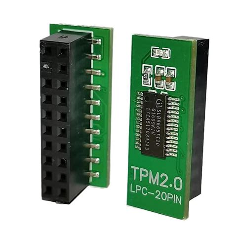 TPM2 0 20 Pin TPM Module LPC TPM 2 0 Trusted Platforms Authentic A9T4