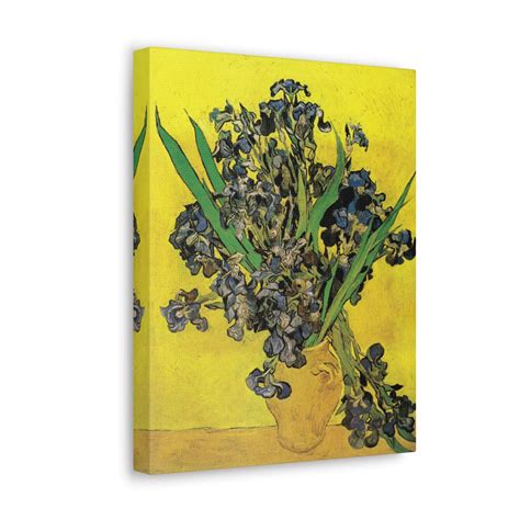 Irises Still Life by Vincent Van Gogh Floral Wall Décor Canvas Home