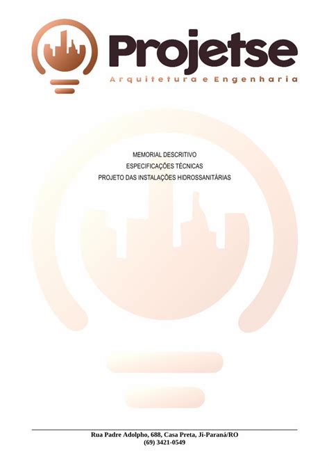 Pdf Memorial Descritivo Especifica Es T Cnicas Projeto Pdfslide Net