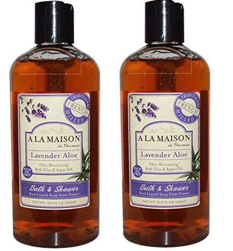A La Maison De Provence Lavender Aloe Liquid Bath And Shower Soap Pack