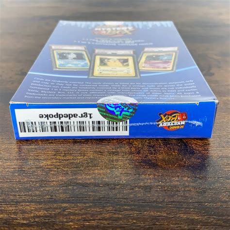 Iconic Mystery Box Graded Card Box Pokémon Mystery box Catawiki