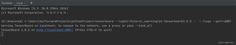 pytorch框架学习记录2——tensorboard的使用 tensorboard torch用法 csdn博客