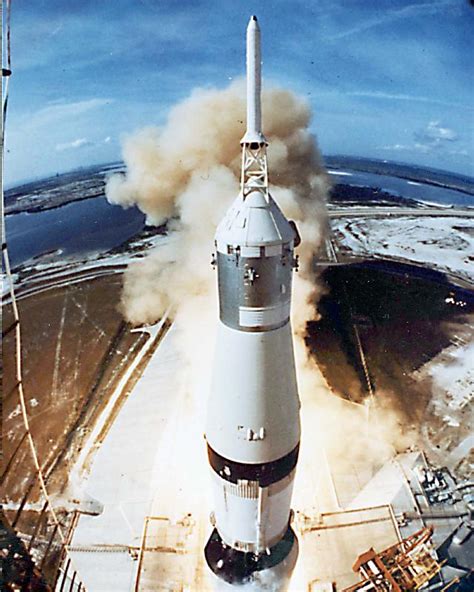 Lift Off Of Apollo Mission With Neil En Reproduction Imprim E Ou