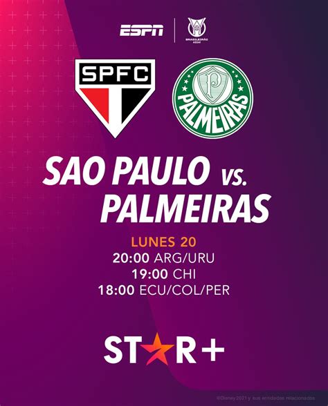 ESPN Ecuador On Twitter SAOPAULO VS PALMEIRAS Este Lunes No