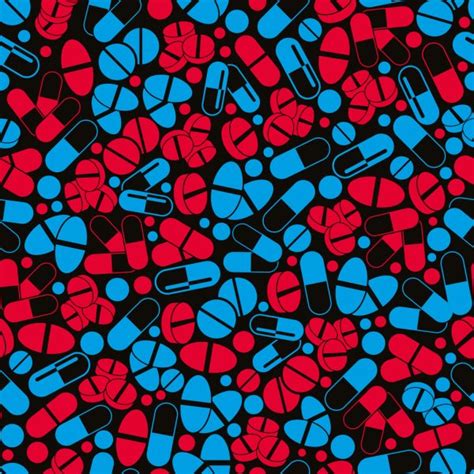 Medical Pills Seamless Pattern Stock Vector Image By Ostapius 12850547