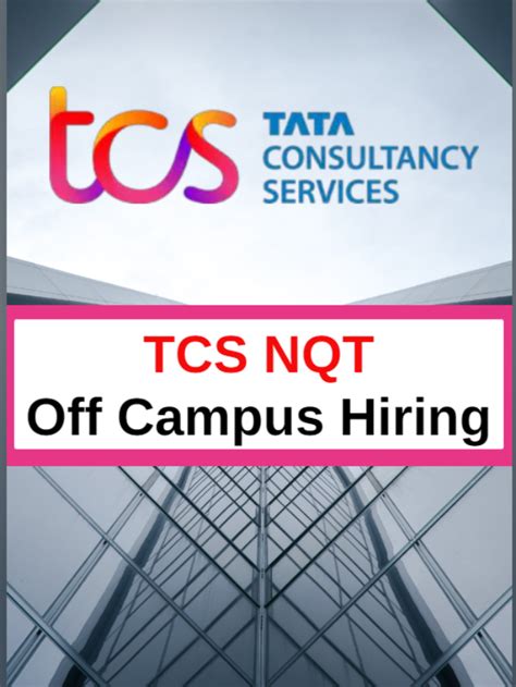 TCS Off Campus Drive 2023 Job4freshers