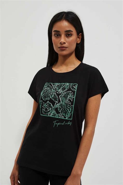 T Shirt Z Nadrukiem 46 Moodo Moda Sklep EMPIK