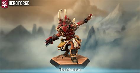 The Monster Made With Hero Forge