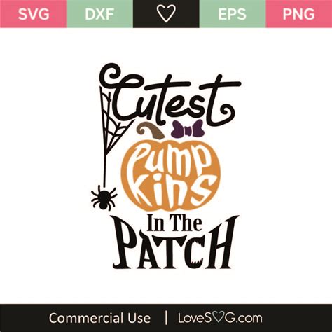 Cutest Pumpkins In The Patch Svg Cut File Svg Lovesvg