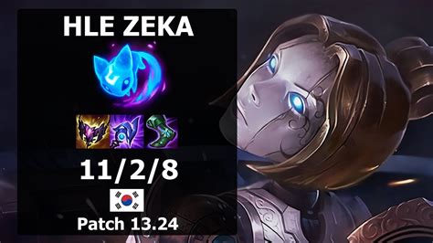 HLE Zeka Orianna MID Vs TwistedFate Patch 13 24 KR Challenger YouTube