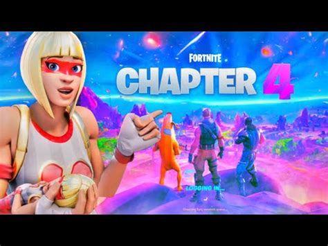 Je découvre le Chapitre 4 de Fortnite Ont peux jouer Maj fini YouTube