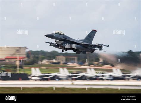 A General Dynamics F 16 Fighting Falcon With The 13th Fighter Squadron