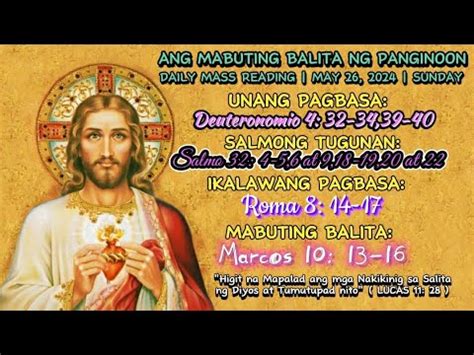 Fsmj May Daily Mass Reading Ang Mabuting Balita Ng