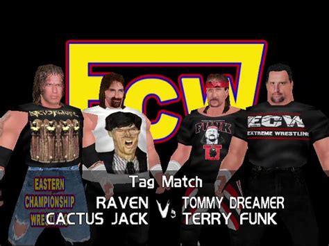 Ecw Barely Legal Mod Matches Cactus Jack Raven Vs Tommy Dreamer