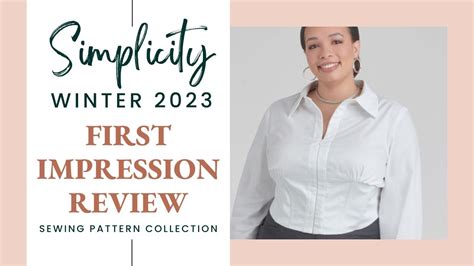 Review Simplicity Sewing Patterns Winter Collection Youtube