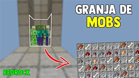 COMO HACER Una GRANJA De MOBS Y De XP En MINECRAFT BEDROCK 1 18 MCPE