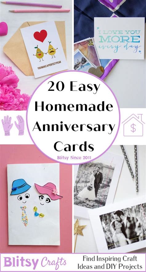 Simple Handmade Anniversary Card