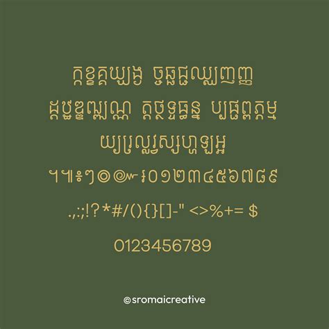khmer unicode font free download sarika prey behance