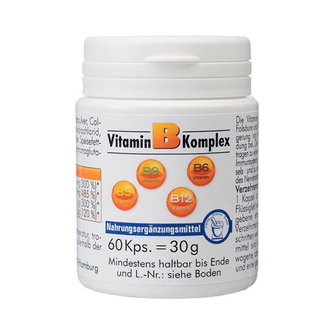 VITAMIN B KOMPLEX Kapseln 60 Stück kaufen medpex