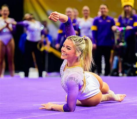 La Gimnasta Viral Olivia Dunne La Chica De Oro Del Deporte Hace