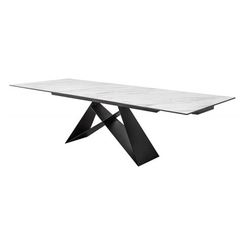 Table de salle à manger moderne en céramique PROMETHEUS 180 220 260cm