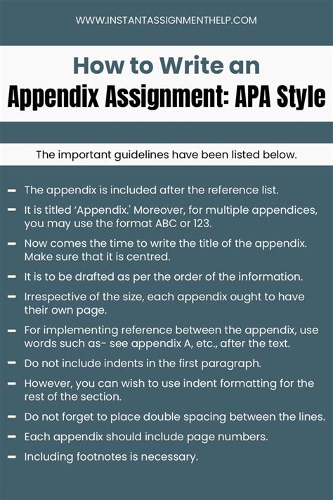 How To Write An Appendix In Apa Mla And Chicago Style Artofit