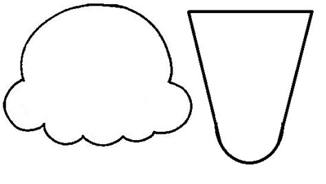 Ice Cream Cone Template Clipart Best