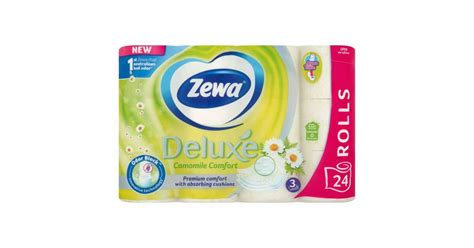 Zewa Deluxe Camomile Comfort 3 rétegű Toalettpapír 3x24 tekercs Pepita hu