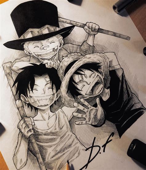 One Piece Ace Sabo Luffy By David Freeman Rmanga