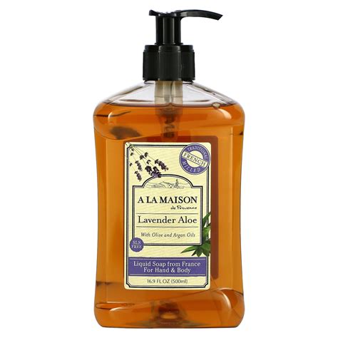 A La Maison De Provence Liquid Soap For Hand Body Lavender Aloe 16