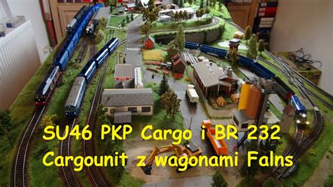 Na Makiecie SU46 PKP Cargo I BR 232 Cargounit Z Wagonami Falns YouTube