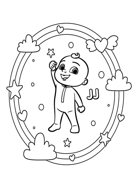 Grandma And Grandpa Cocomelon Coloring Page Cocomelon Coloring Pages