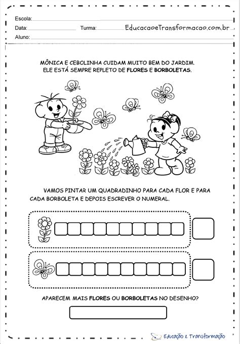 Atividades Primavera para imprimir para series iniciais Educação e