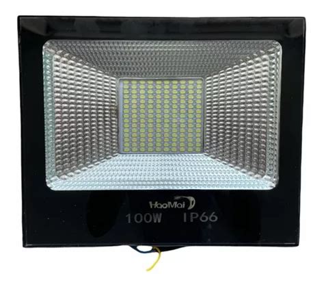 Foco Led Plano W Reflector Luz Blanca Exterior Multiled Cuotas Sin