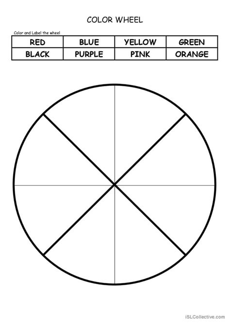 Basic Color Theory Printable SCYAP Worksheets Library
