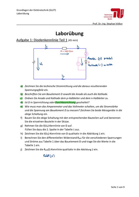 Laboruebung Labor Bung Labor Bung Prof Dr Ing Stephan V Lker