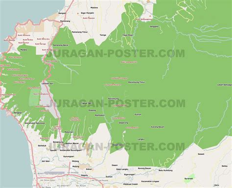 Jual Peta Pulau Lombok Lengkap Ukuran Besar Jual Poster Di Juragan Poster